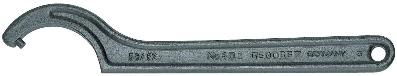 GEDORE 40 Z 135-145 hook spanner with pin 135-145 mm - 6337710 | Klium