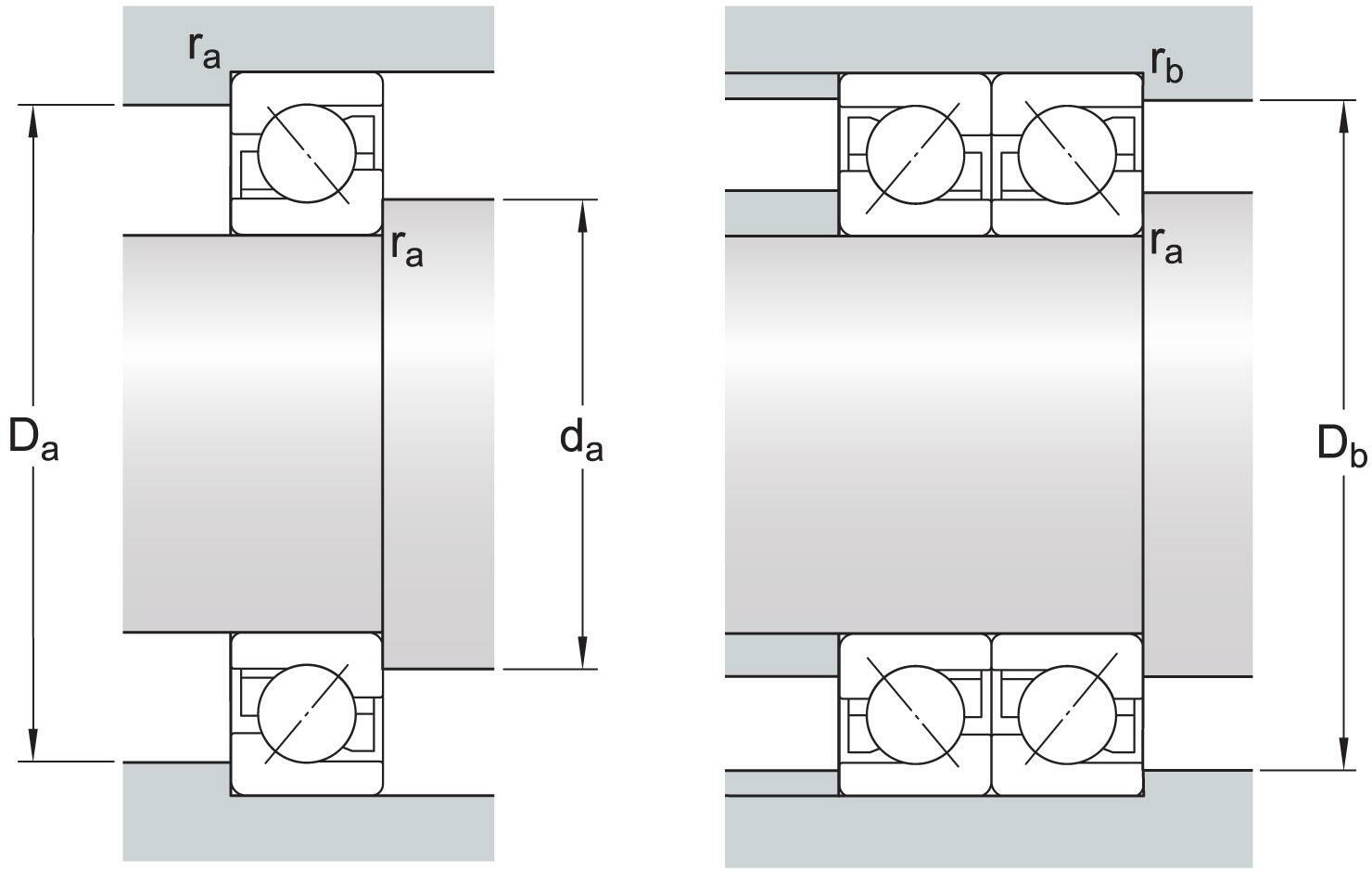 SKF 7307 BEGAP single-row angular contact ball bearing 35 x 80 x 21 mm ...