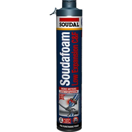 SOUDAL Soudafoam Click&Fix Low Expansion PU foam (750 ml) - 110725 | Klium
