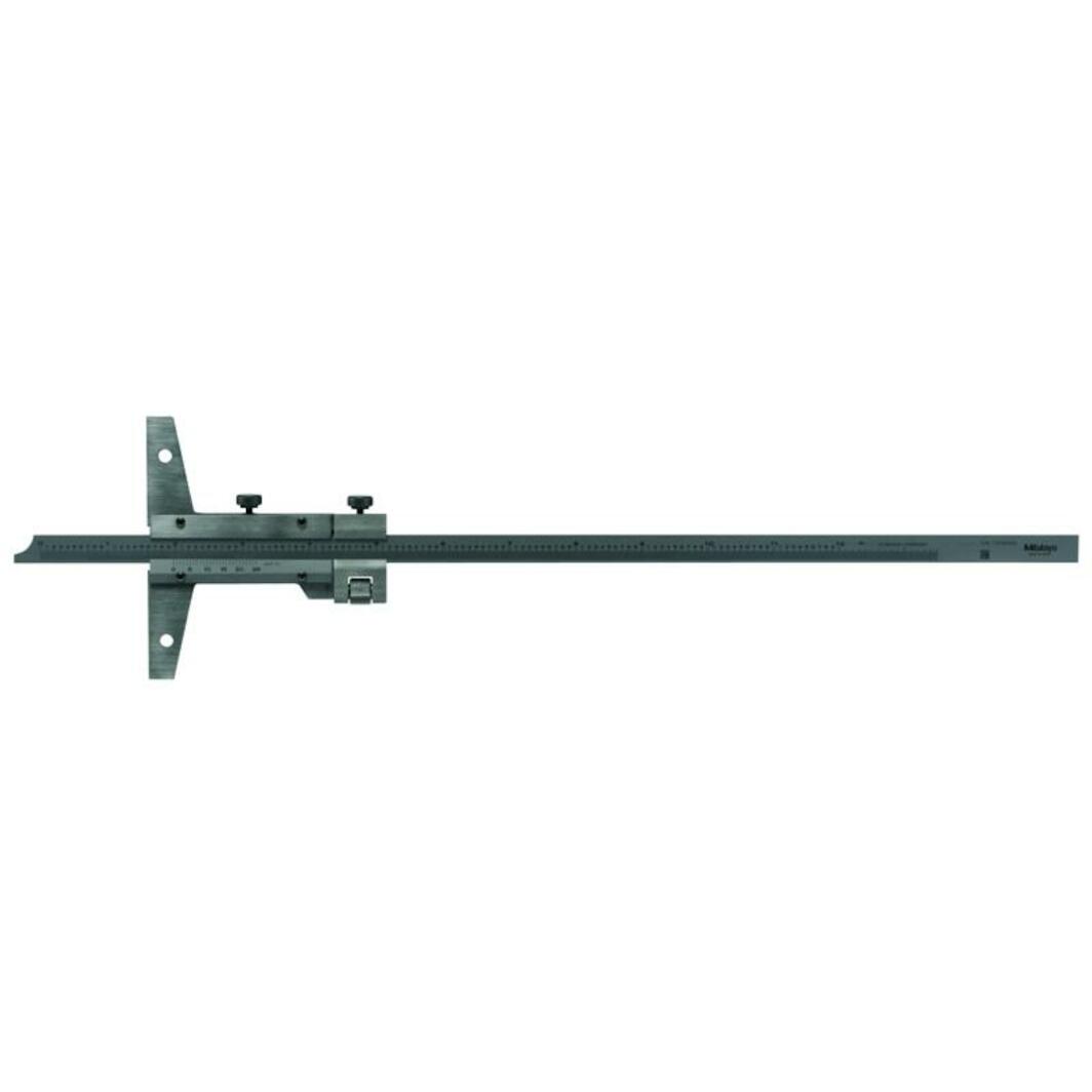 MITUTOYO 527-113 depth slide gauge with fine adjustment 0-12" | Klium
