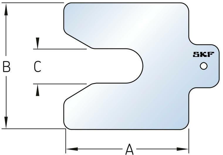 SKF TMAS 100-040 shims (10 pcs) | Klium