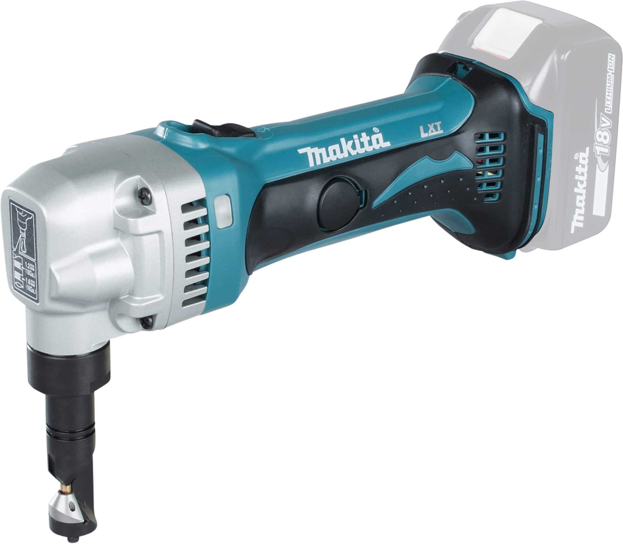 MAKITA DJN161ZJ 18V LXT cordless tab shears up to 1.6 mm in MAKPAC ...