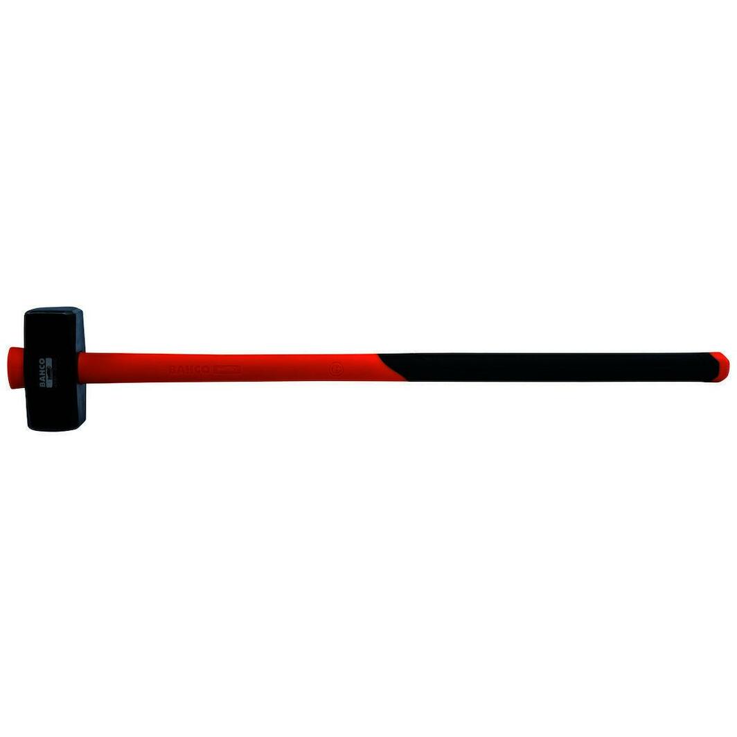 BAHCO 488F-3000 mallet with square head and fibreglass handle, 3000 g ...