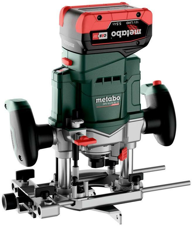 METABO OFV 18 LTX BL 12 cordless router in metaBOX 340 (2x 5.5Ah ...