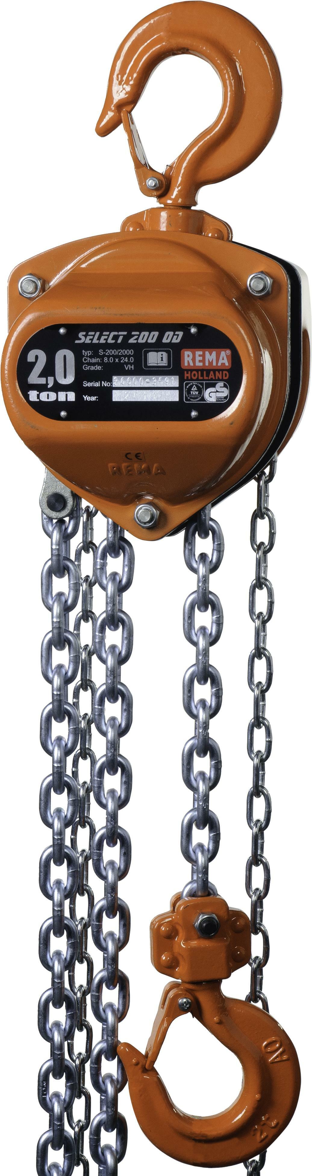 REMA 0120007-3 S-200 OD hand hoist (2000kg/3m) | Klium