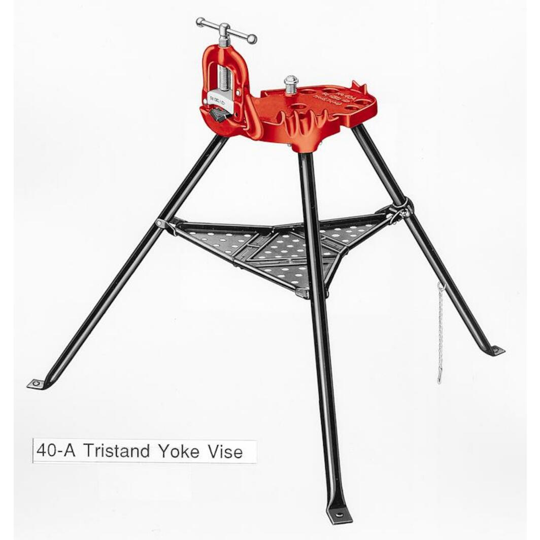 RIDGID 40A pioneer workbench with opening pipe clamp 1/8"-2 1/2" (3-60 ...