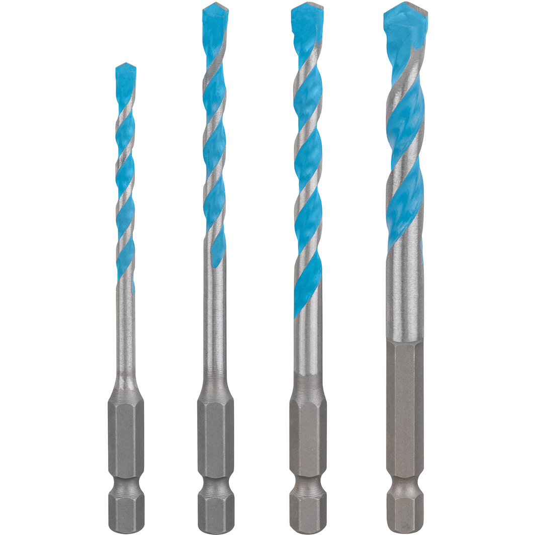 BOSCH 2608902368 EXPERT HEX-9 MultiConstruction universal drill bit set ...