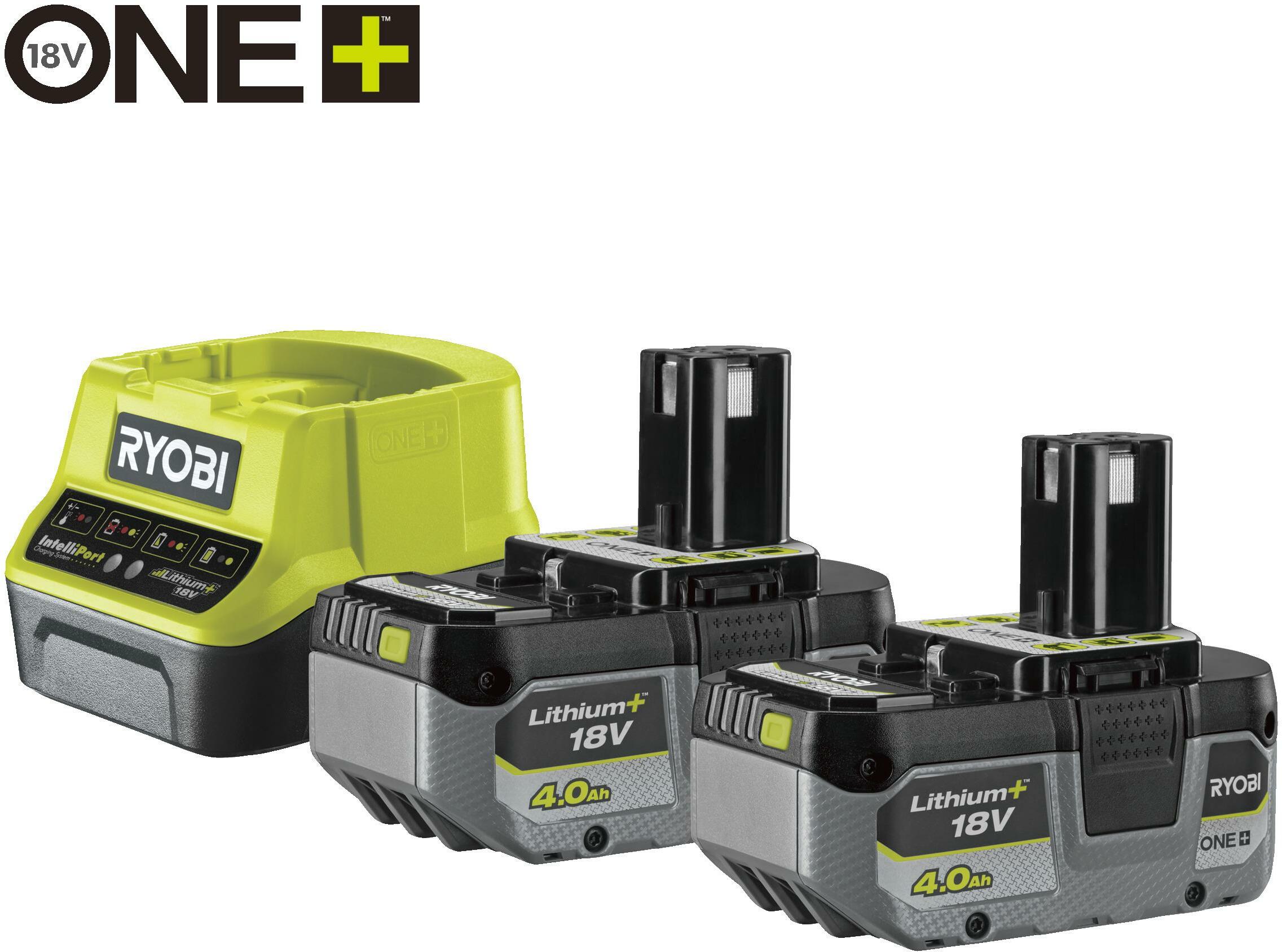 RYOBI RC18120-240X 18V ONE+ 2x 4.0Ah Lithium + battery and charger ...