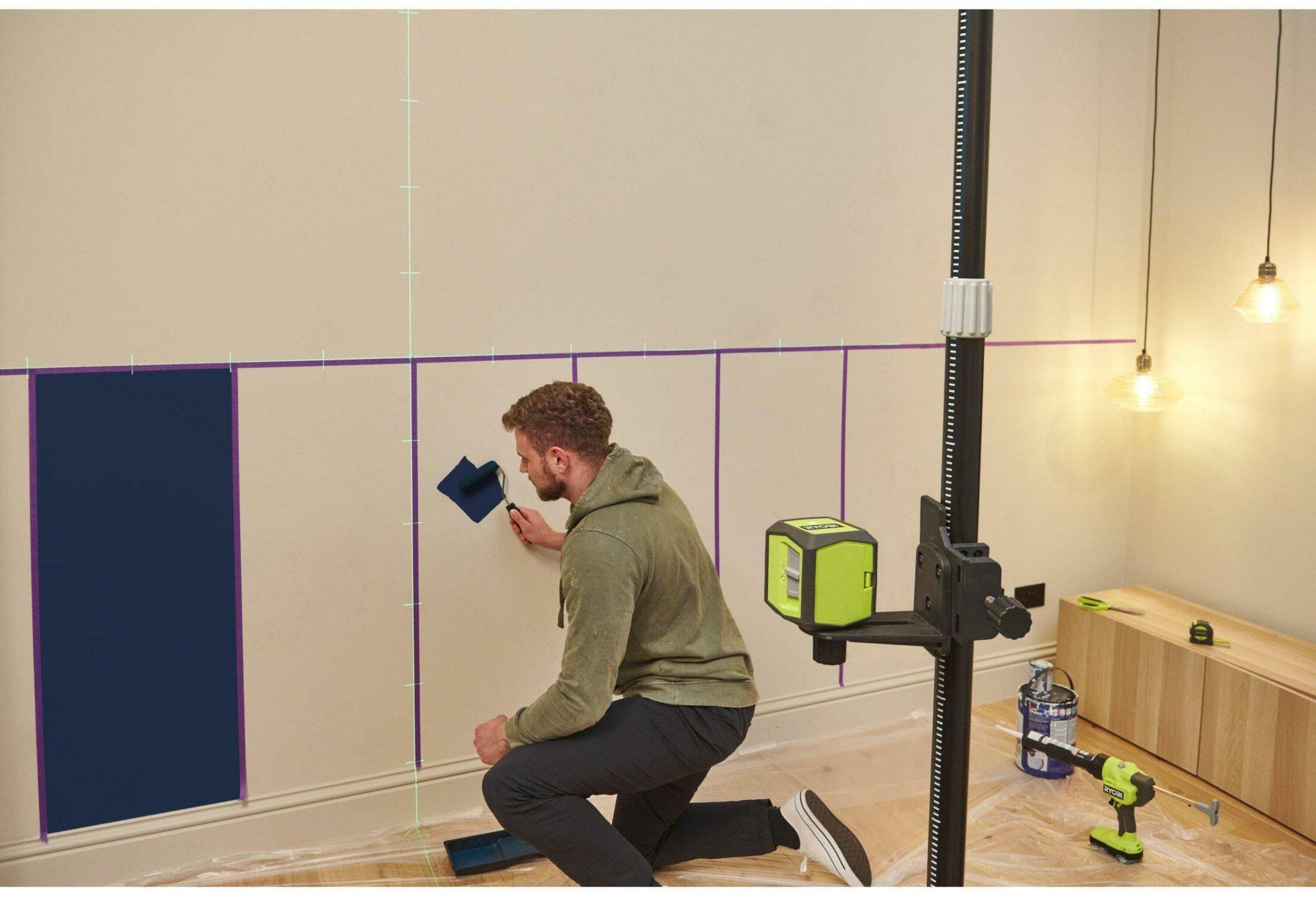 RYOBI RBCLLG2 cross line laser green generation 2 (with grid markings ...