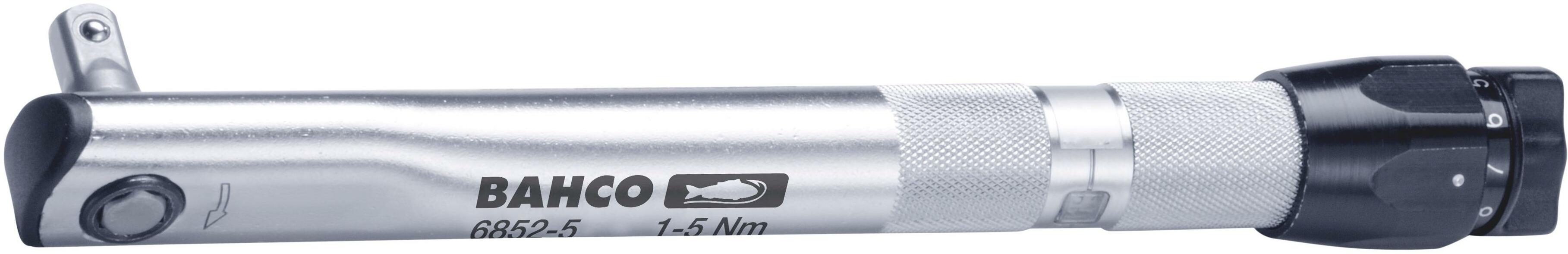 BAHCO 6852-5 mini torque spanner adjustable with fixed screwdriver bit ...