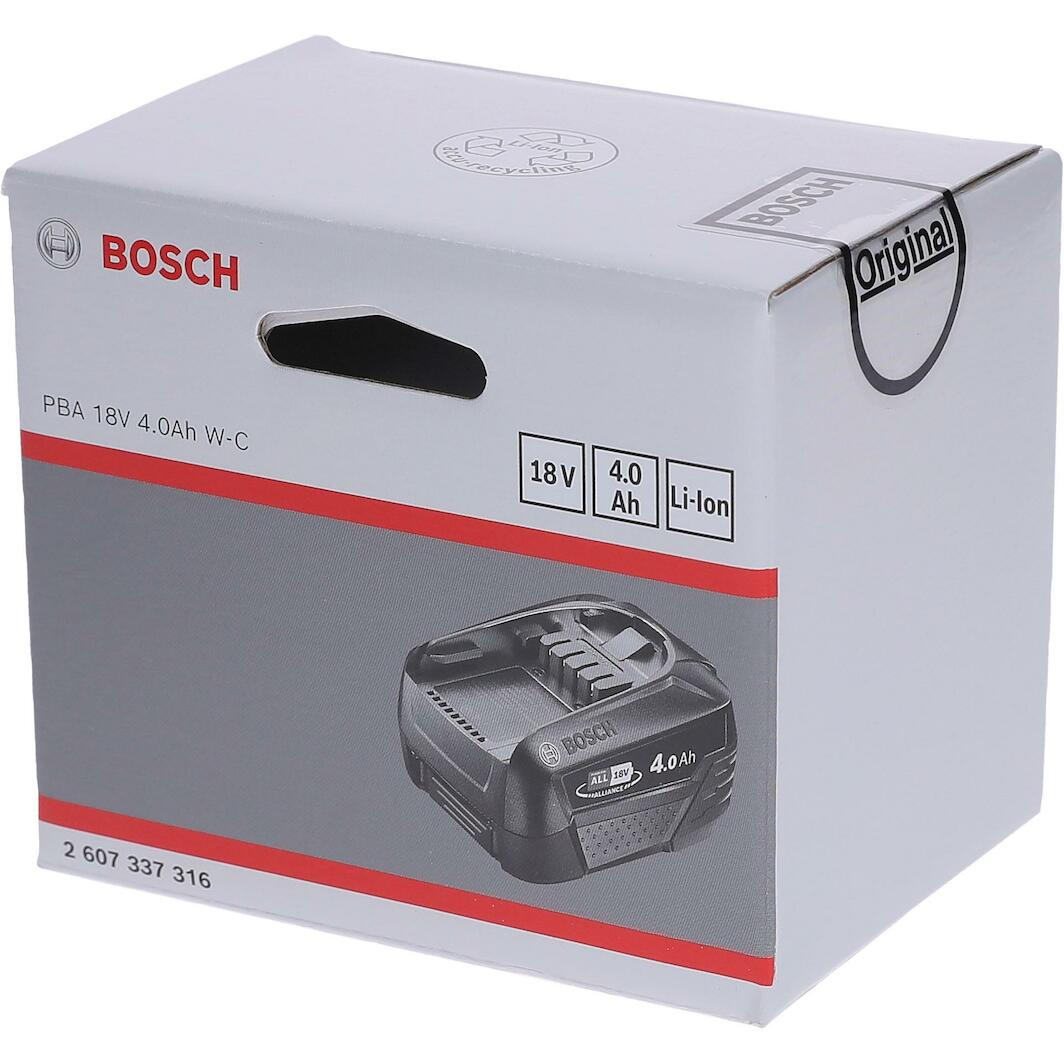 BOSCH PBA battery pack 18V 4.0Ah - 2607337316 | Klium