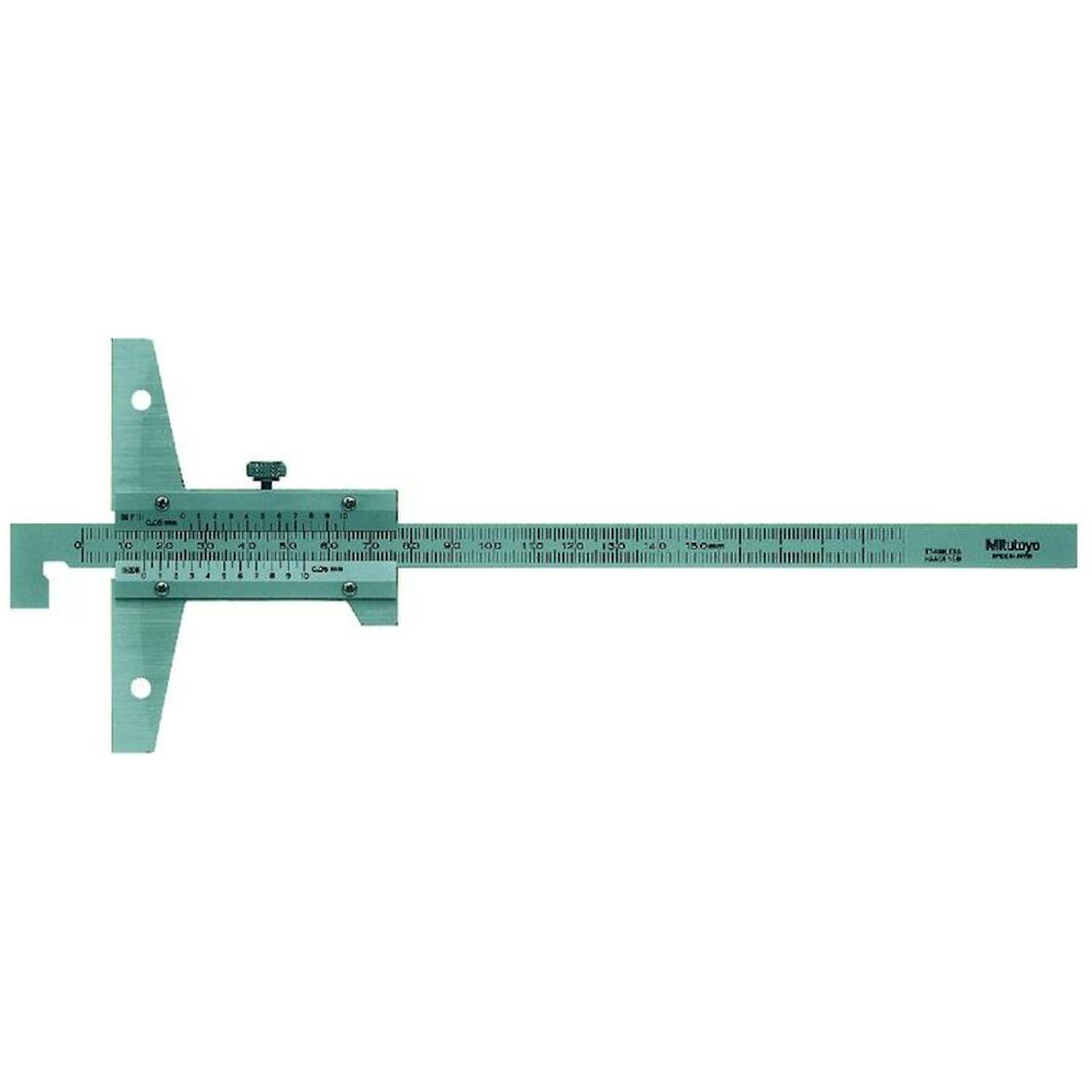MITUTOYO 527-401 depth slide gauge with hook 0-150 mm, 0.05 mm | Klium
