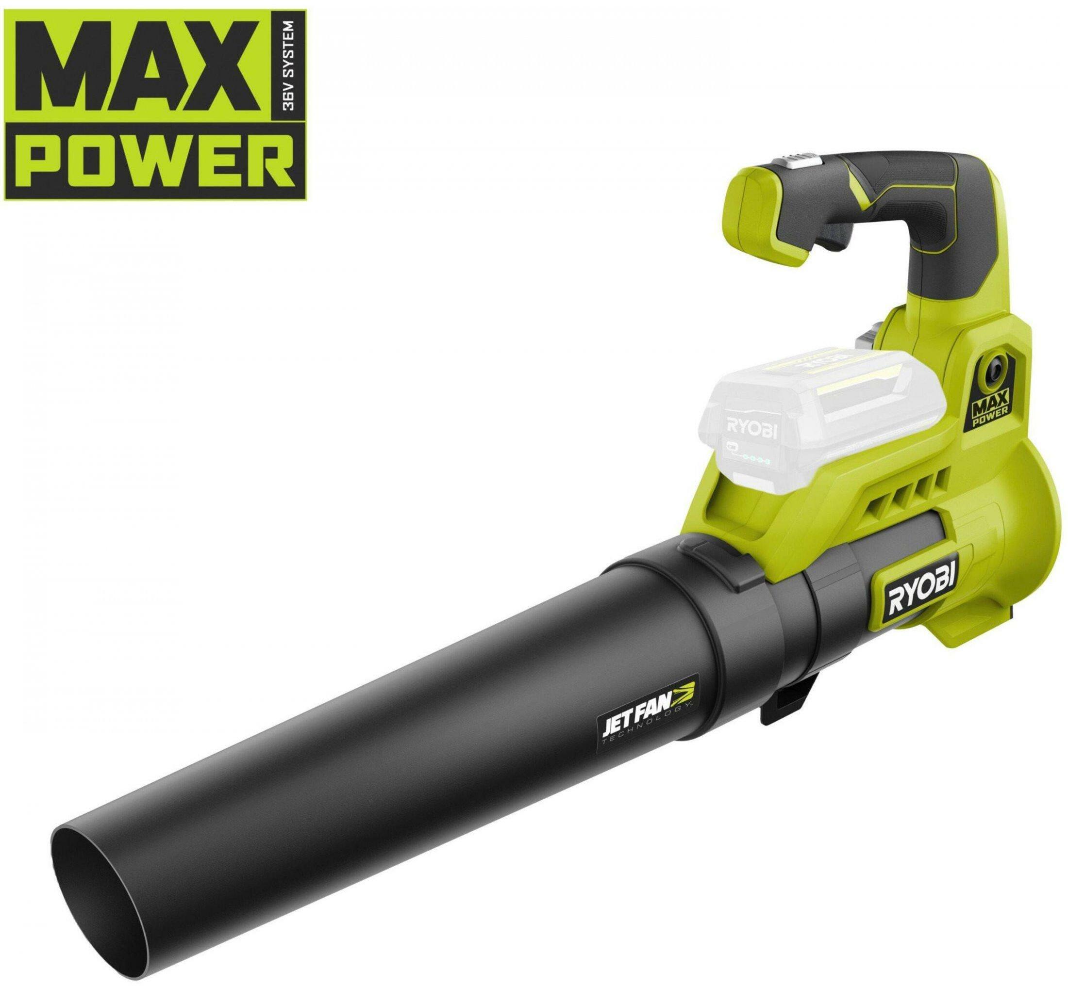 RYOBI RY36BLA-0 36V MaxPower Jet cordless leaf blower (without battery ...