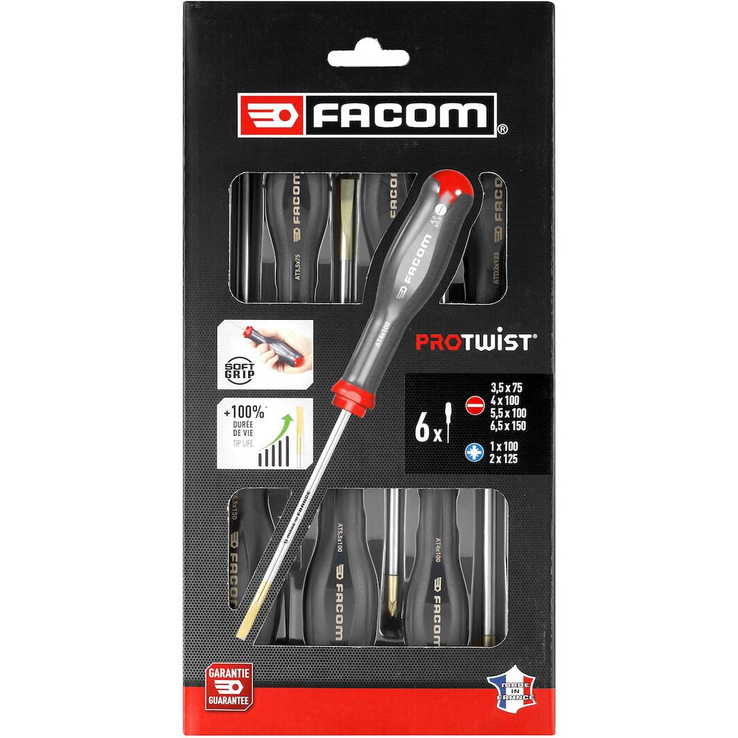 FACOM AT.1PB ProTwist screwdriver set, 6 parts | Klium