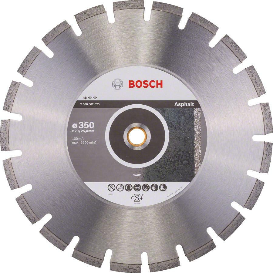 BOSCH 2608602625 diamond cutting disc Standard for Asphalt 350 x 20/25 ...