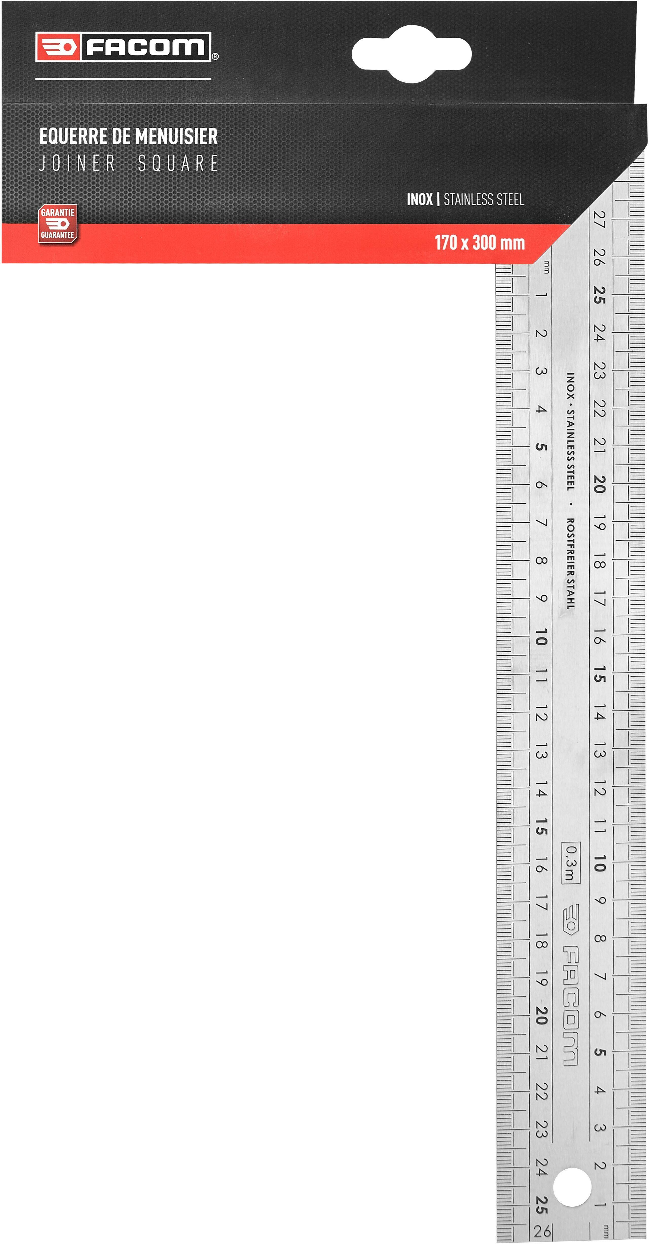 FACOM 1223.03PB shop hook with stop stainless steel 300mm | Klium